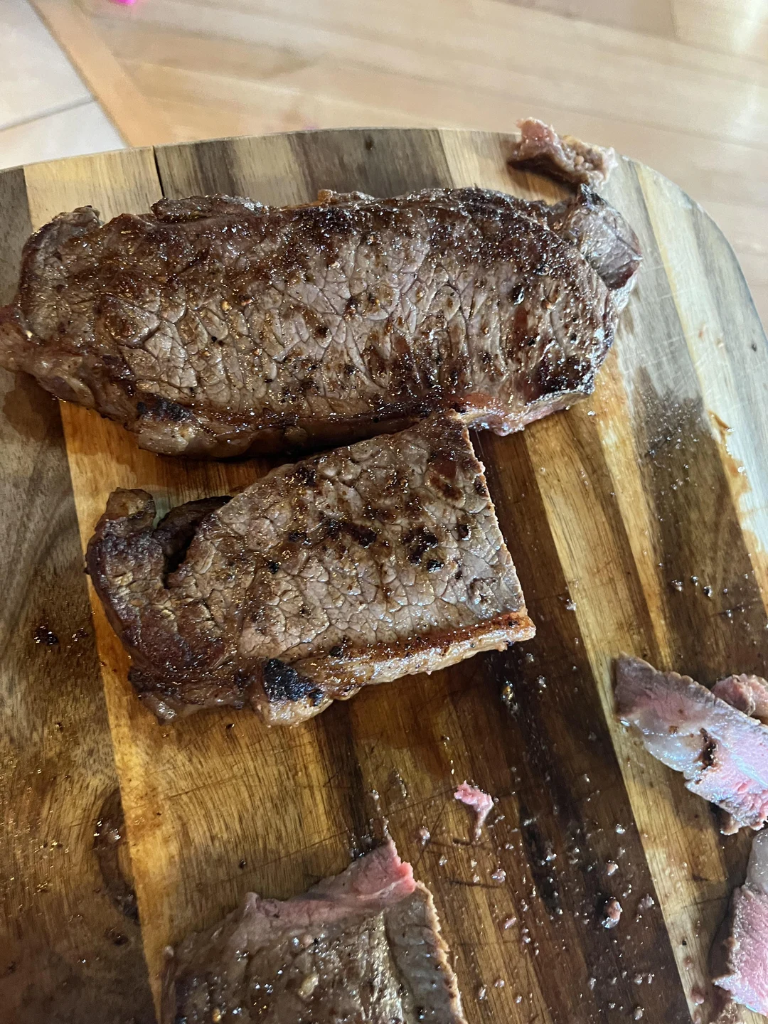 Anyone can post a picture of a perfectly cooked steak. | Scrolller