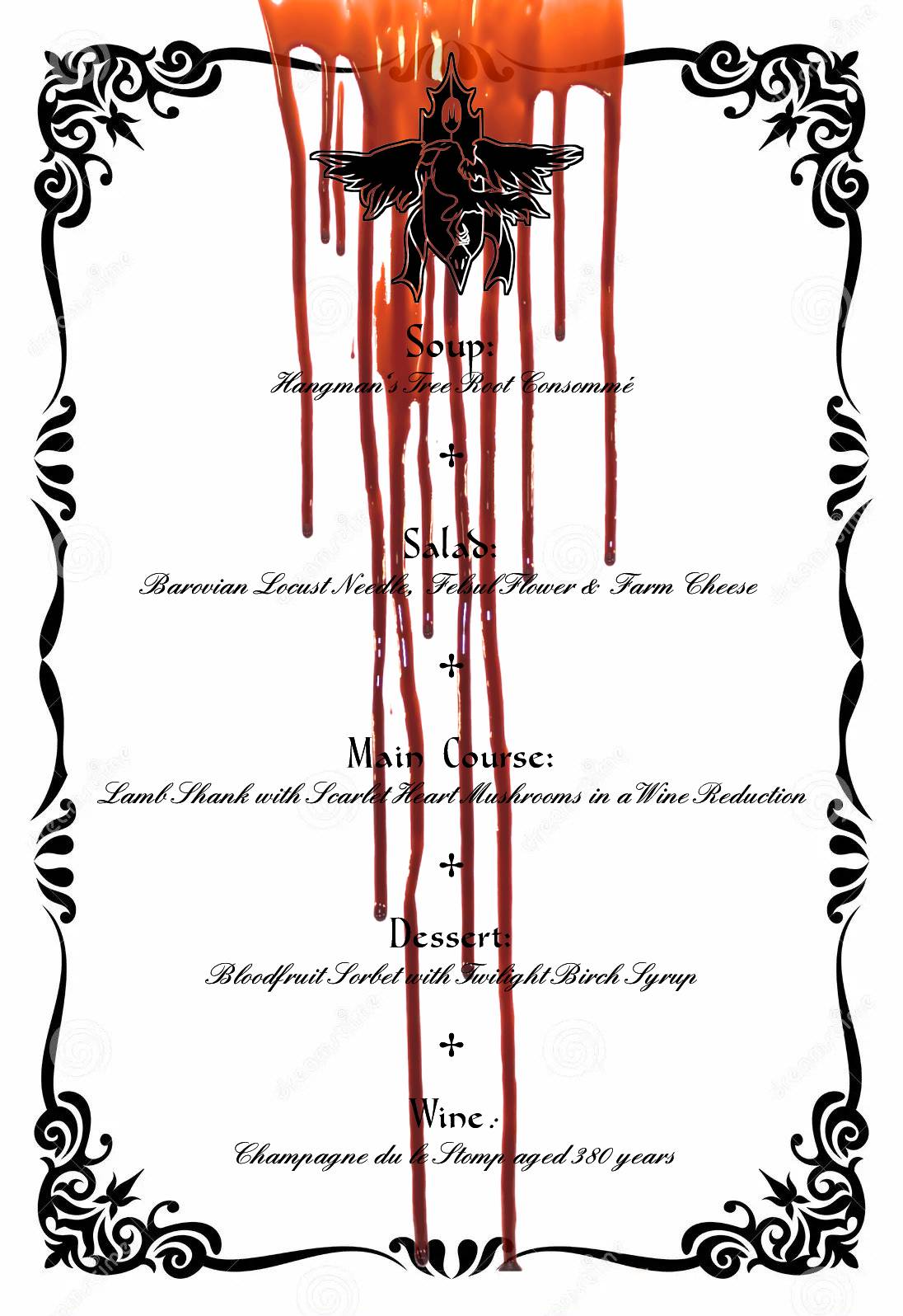 Strahd's Dinner Menu | Scrolller