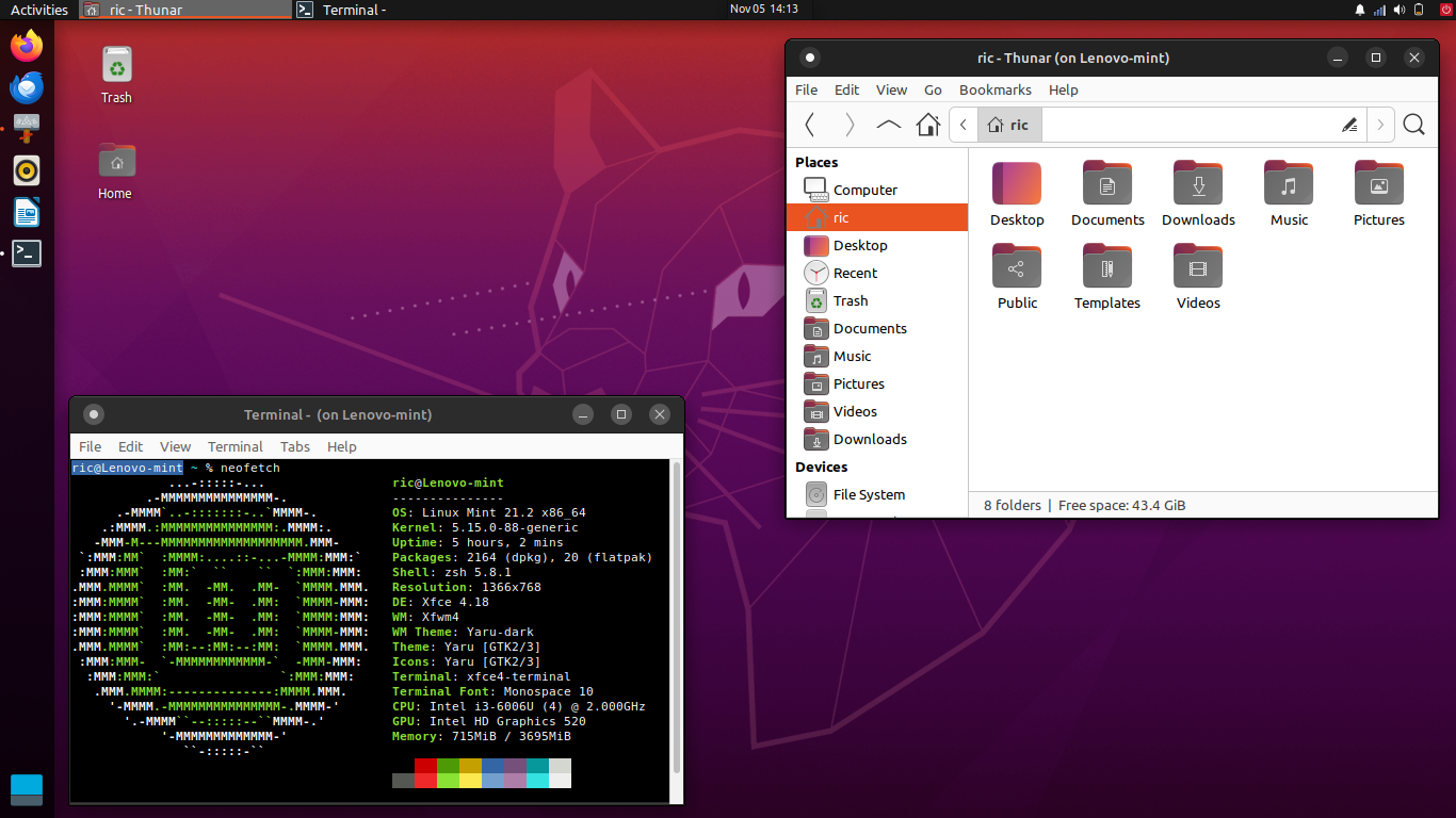 [Xfce] Mint in the style of Focal Fossa | Scrolller