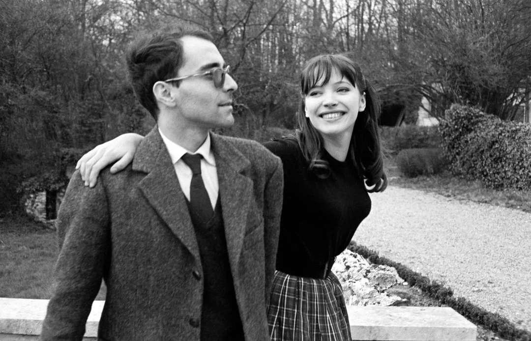 Jean-Luc Godard and Anna Karina (1960) | Scrolller
