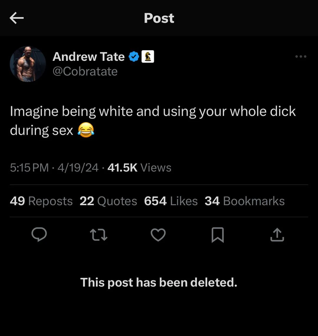 What did cobra Tate mean by this? | Scrolller