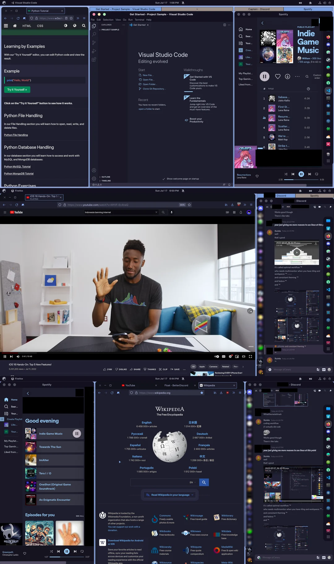 [GNOME] First rice | Scrolller