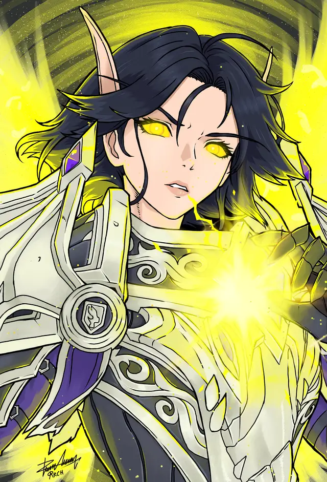 Blood Elf Paladin (OC) | Scrolller