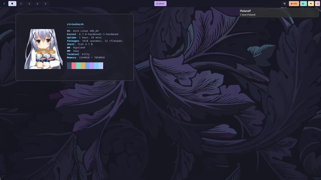 [ Hyprland ] simple | Scrolller
