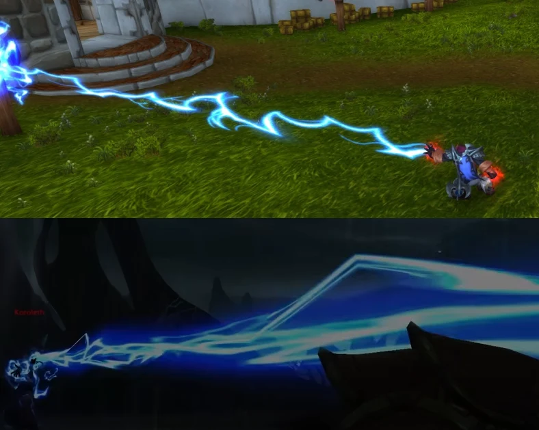 Really bad shaman lightning animation | Scrolller
