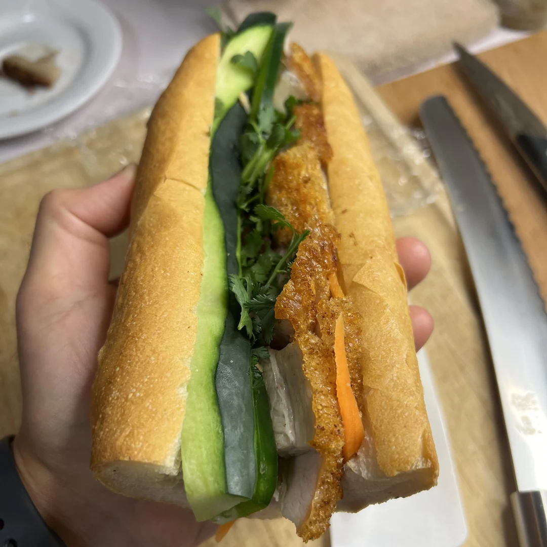 Pork Belly Banh Mi Scrolller