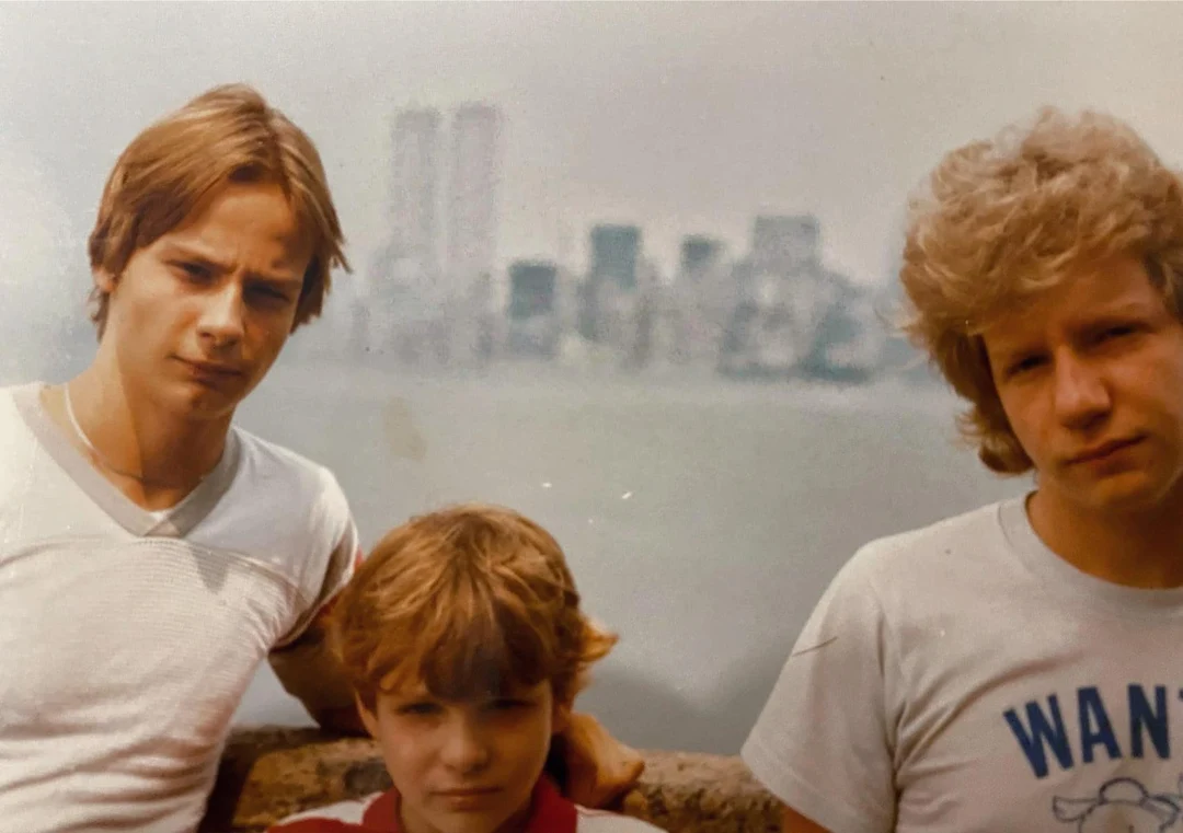 My 3 uncles on the Staten Island ferry, circa 1985 | Scrolller