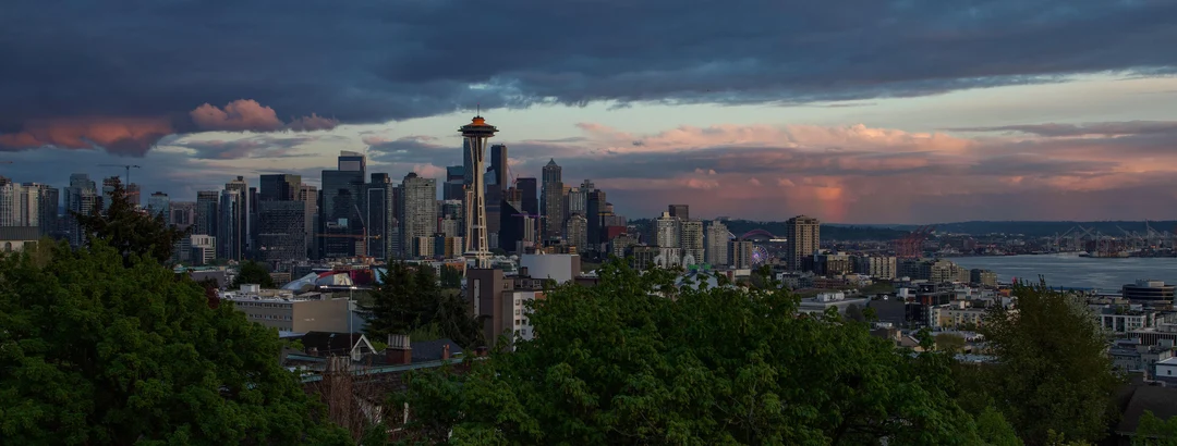Evening in Seattle, WA [OC][6050x2298] | Scrolller