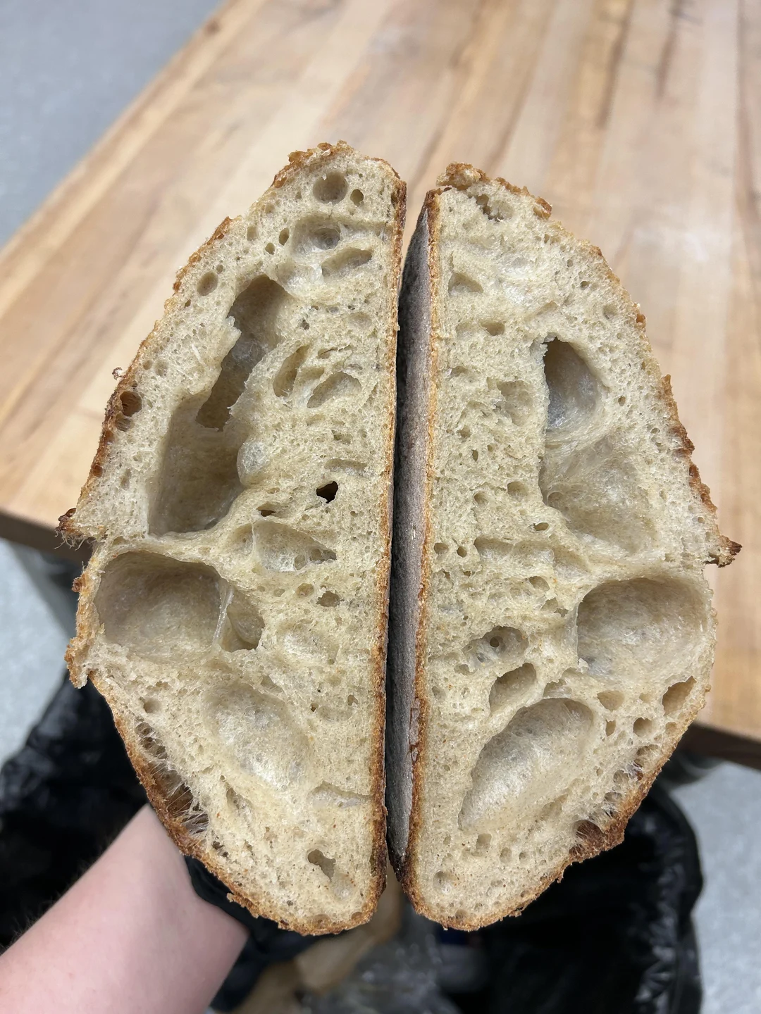 Need help analyzing my crumb. It’s underproofed, right? | Scrolller Need help analyzing my crumb. It’s underproofed, right? | Scrolller