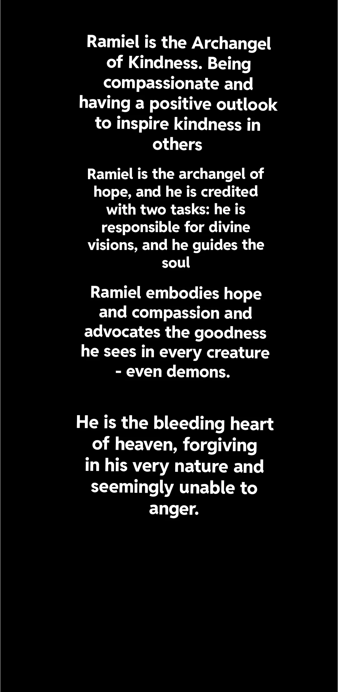 Ramiel of Kindness | Scrolller