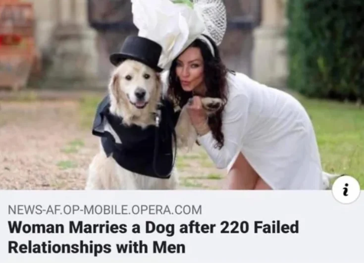 Did the dog file for divorce? | Scrolller