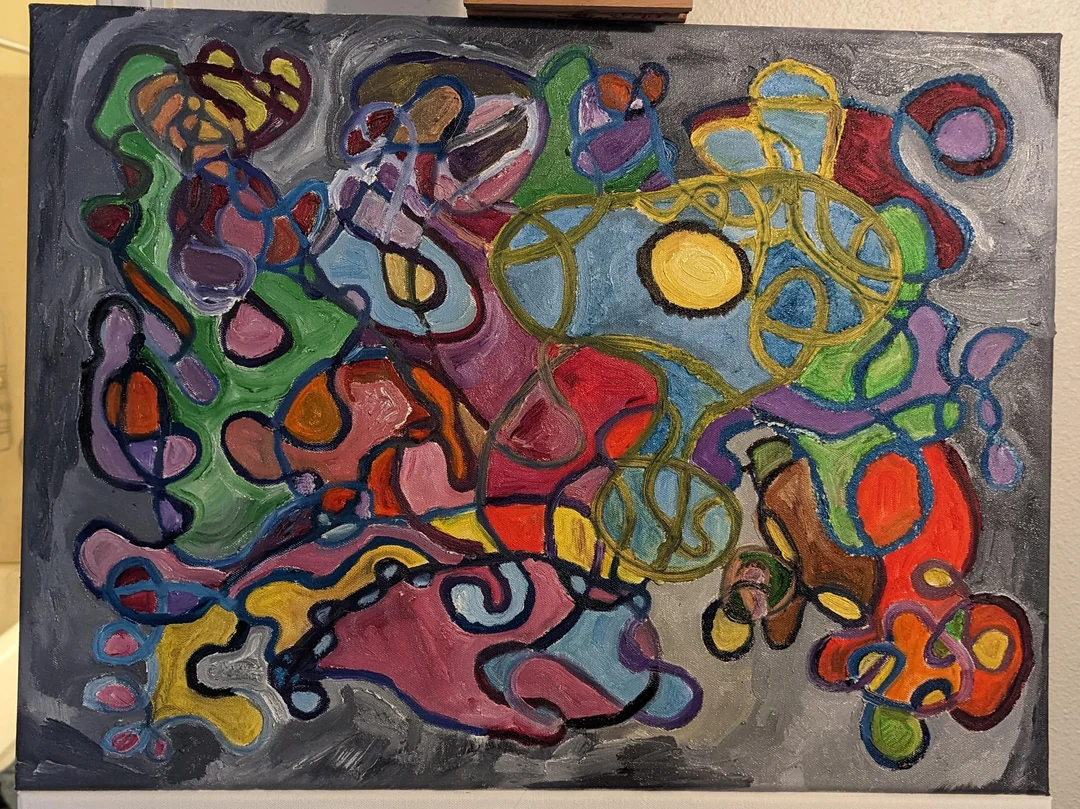 Untitled oil abstract by me | Scrolller