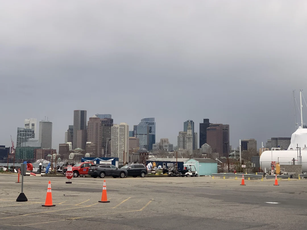 Cloudy Day Boston Skyline | Scrolller