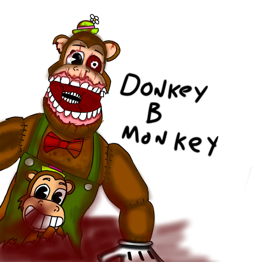 Here's a fanmade toy that I made and just finished. (Donkey B Monkey) | Scrolller