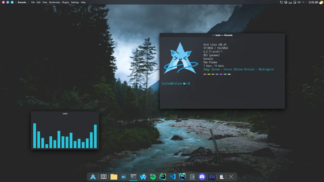 [Kde Plasma] Replicated and modified Nx-desktop on my Arch | Scrolller