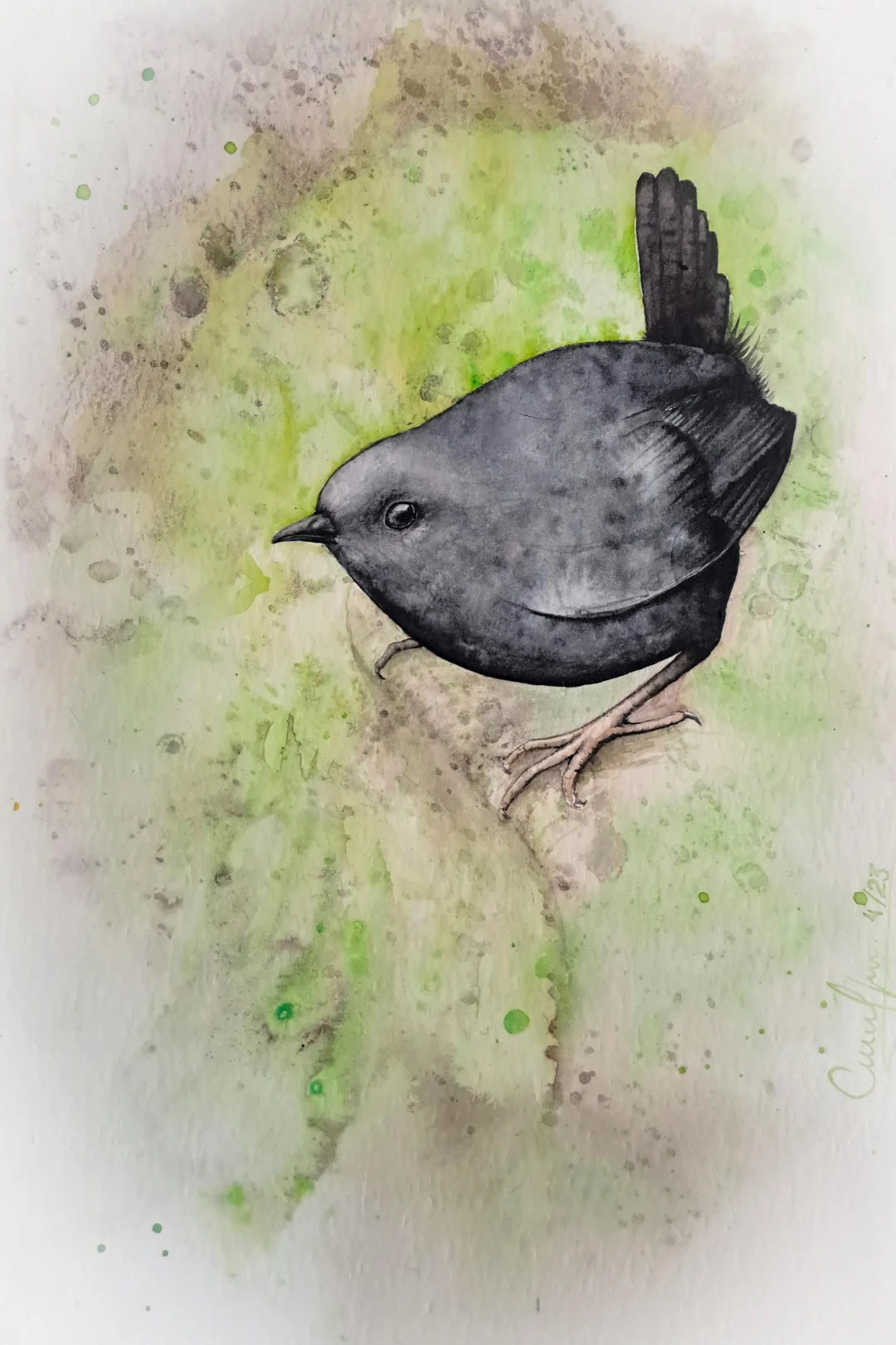 Churrin, Me, Watercolor, 2023 | Scrolller