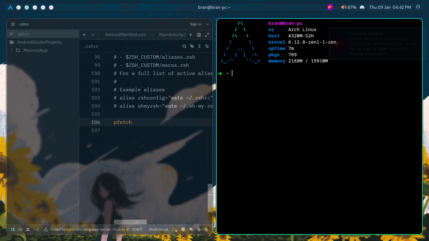 [Hyprland] My happy place | Scrolller