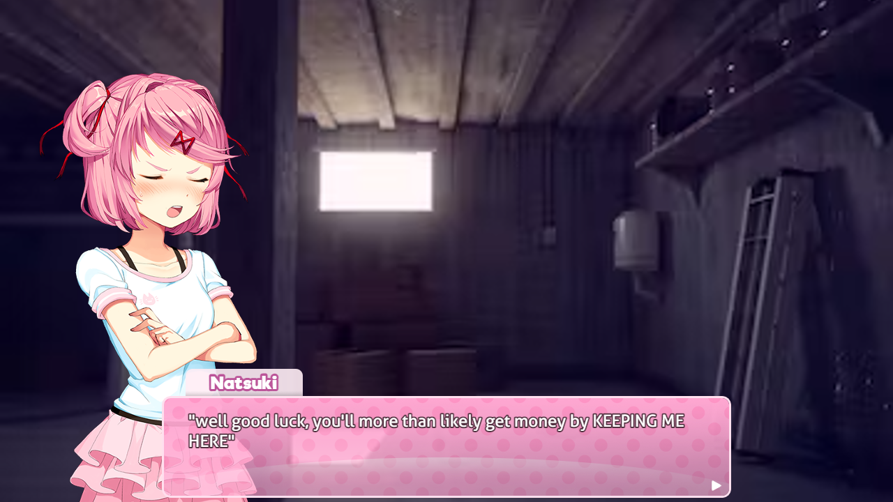 Natsuki Gets Kidnapped | Scrolller