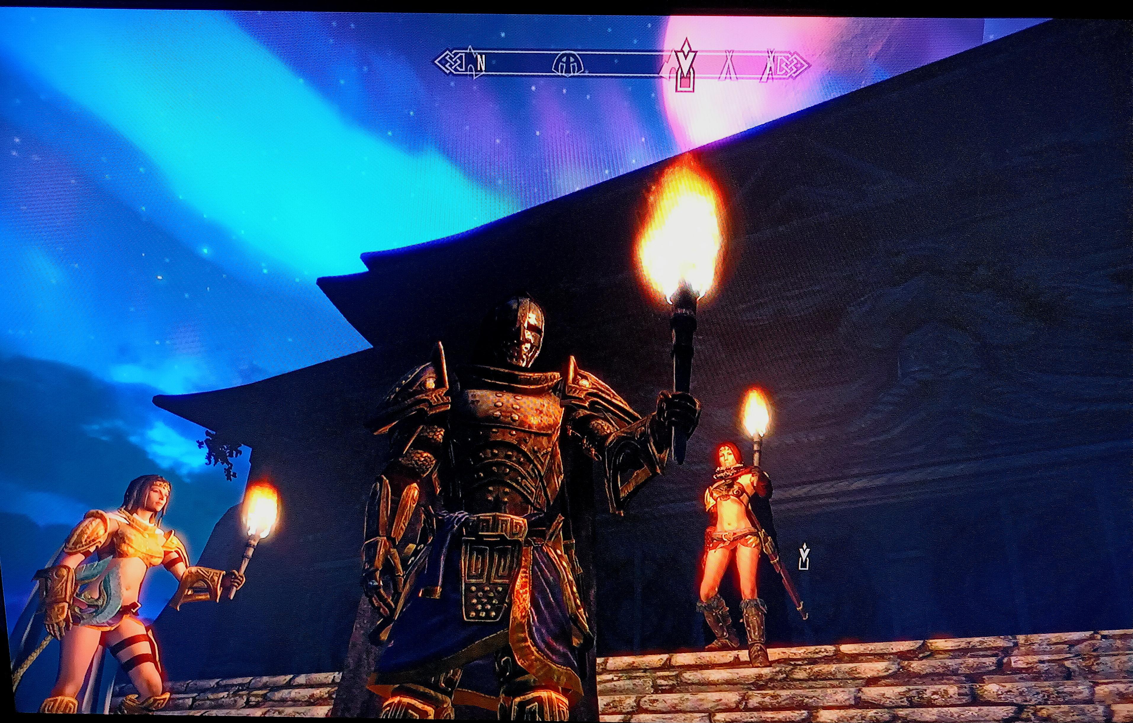 The girls and I chilling at the temple. | Scrolller