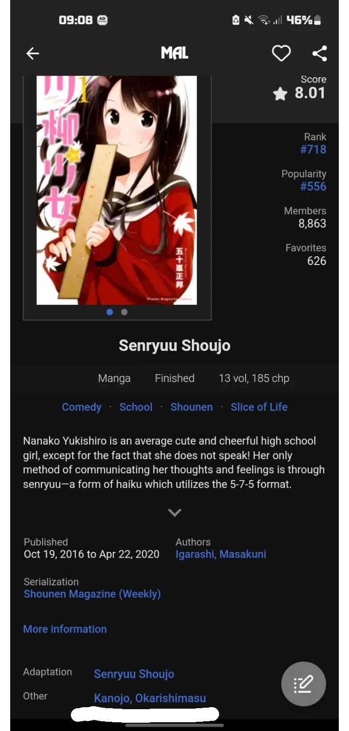 Senryuu Shoujo and Rent-a-Girlfriend connection on MAL? | Scrolller