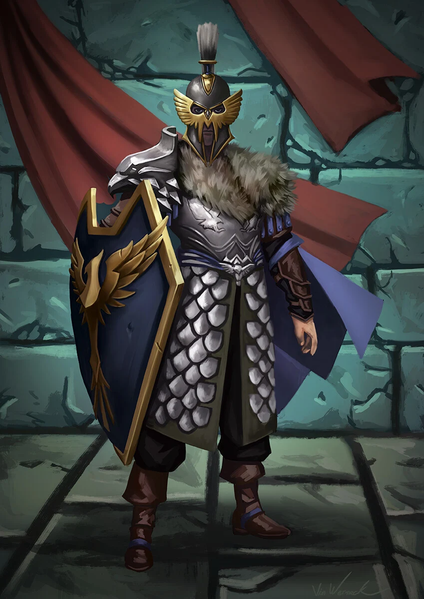 Shield Warrior by Vinicius Werneck | Scrolller