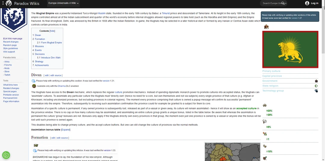 EU4 official page for nation information is bugged for me. help? more context in post | Scrolller