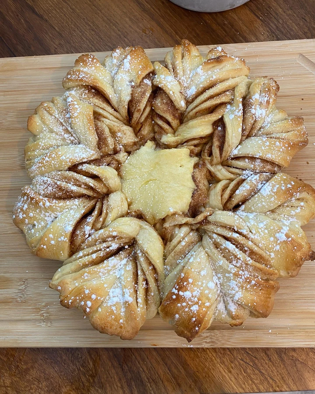 Cinnamon Star Bread. We just canceled our dinner reservation because we’re planning on eating ...