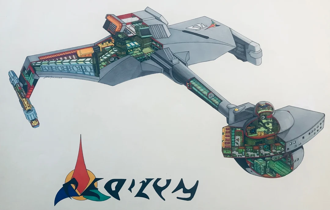 Klingon D7 by Rusted Gear Art | Scrolller