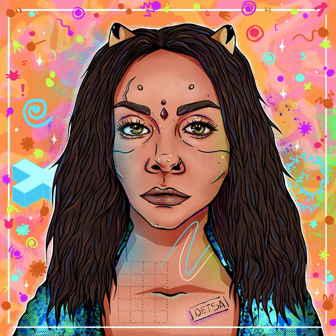 Spirit, Me, Procreate, 2022 | Scrolller