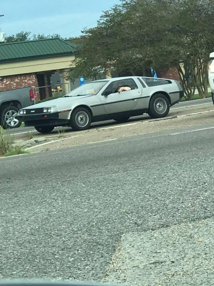 My first DeLorean sighting | Scrolller