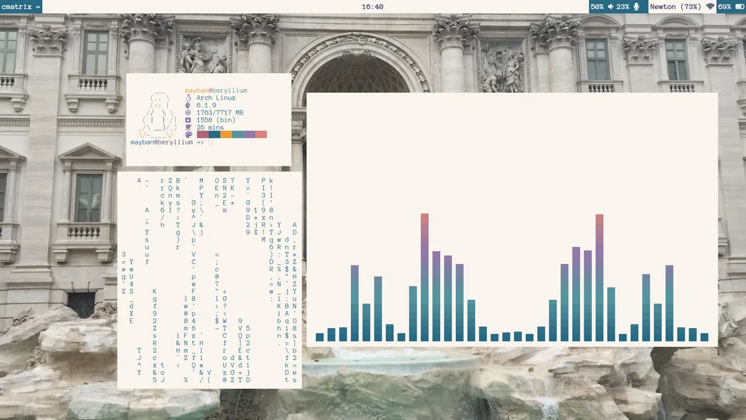 [Hyprland] Might make rounded corners later, idk | Scrolller
