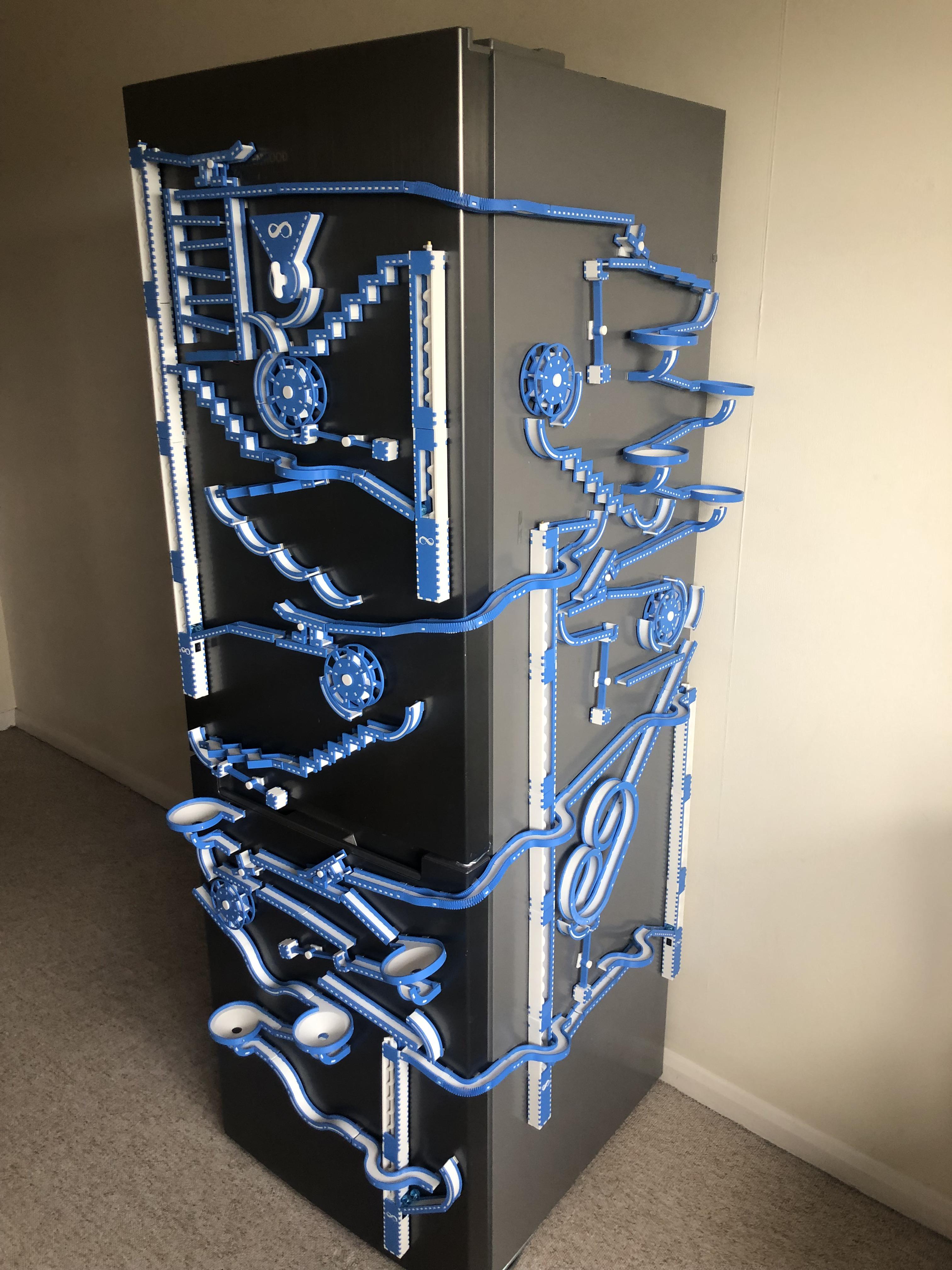 I Designed and 3D Printed a Marble Run on my Fridge | Scrolller
