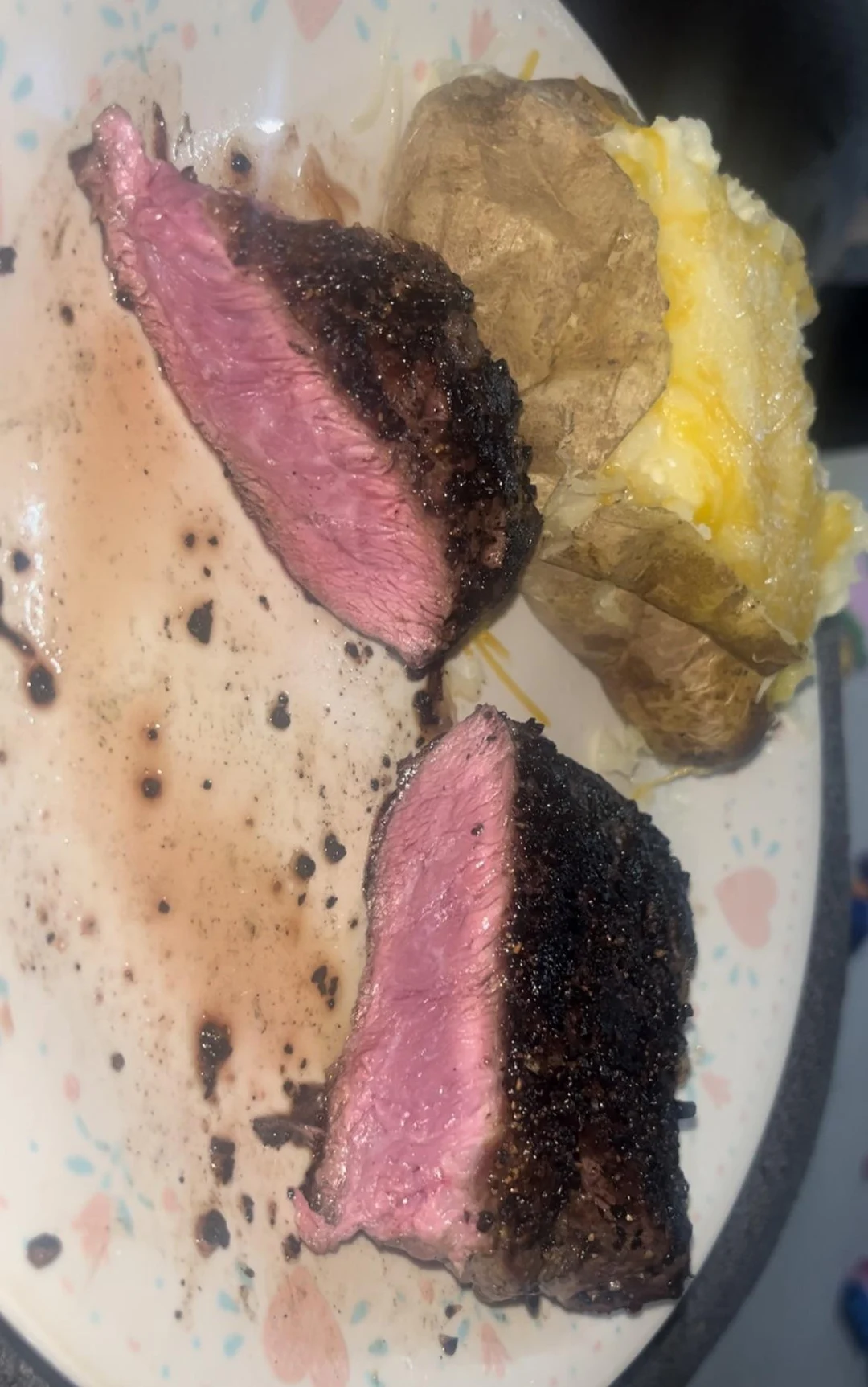 First time flat iron steak pan seared | Scrolller