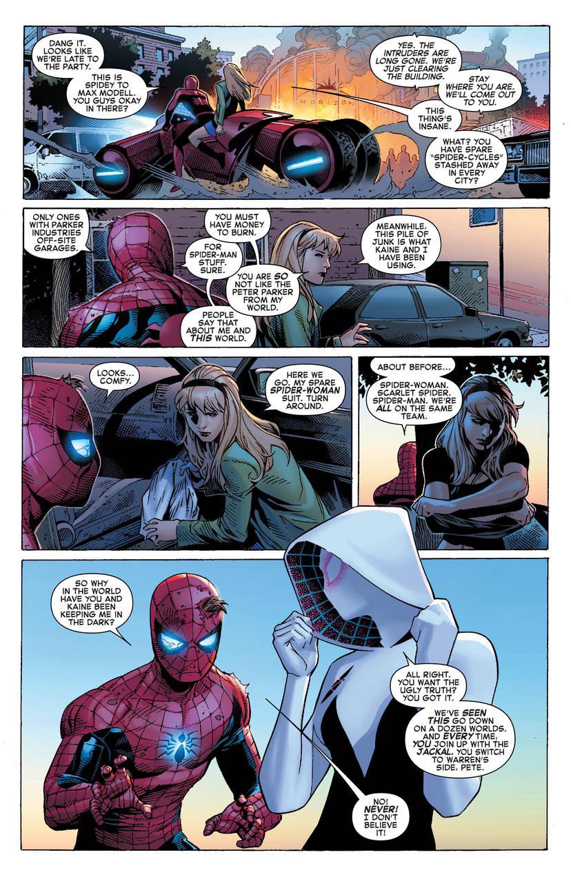 Kaine Parker Spider Gwen Stacy Scrolller