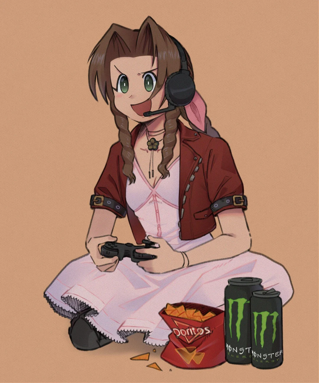 What is she playing? Art by Lux@_0x80002b on Twitter | Scrolller