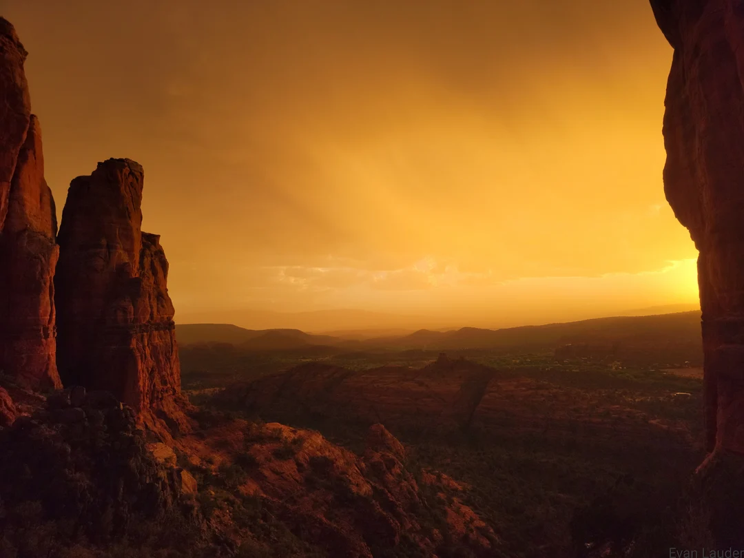 Sunsets in Sedona are absolutely breathtaking [OC] [12000X9000] | Scrolller