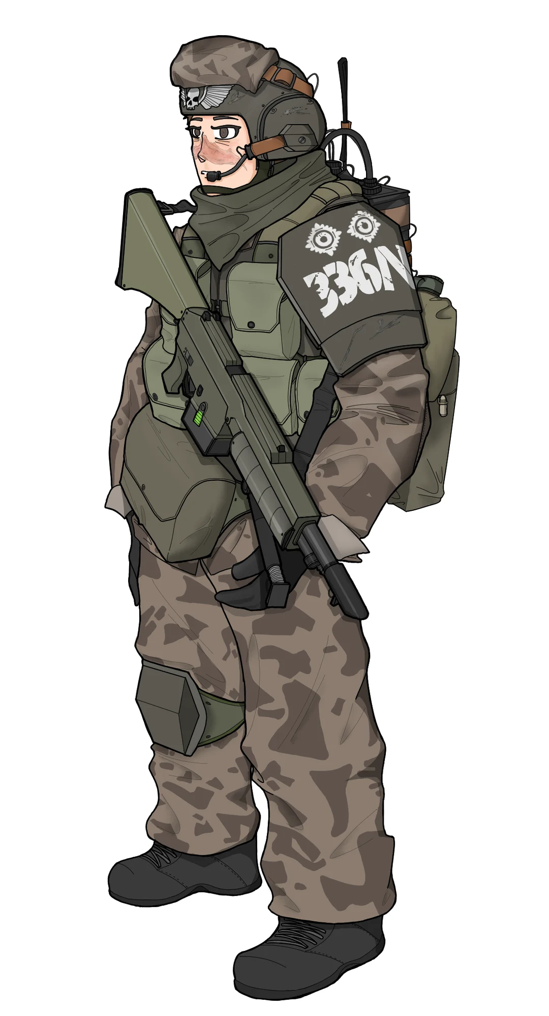 Guardsmen of the 336th Warcroftite Artillery Regiment (OC IG Regiment) | Scrolller