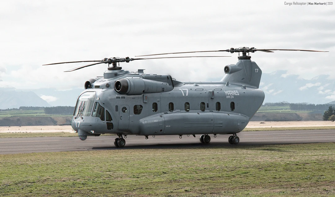Cargo Helicopter by Max Marharit | Scrolller