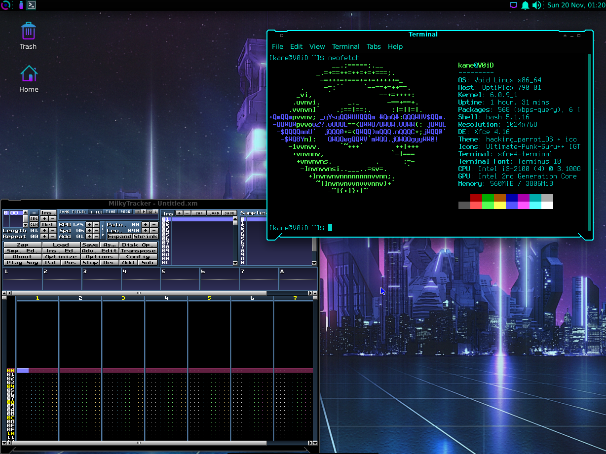 [XFCE4] Here is my new void setup! | Scrolller