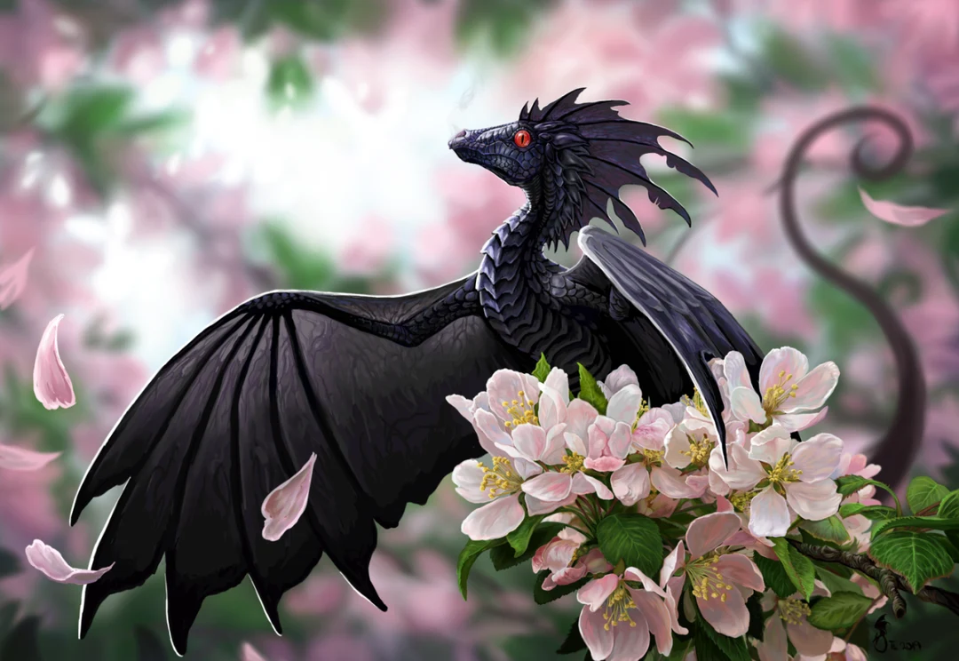 Spring Visitor by artist jaxxblackfox | Scrolller