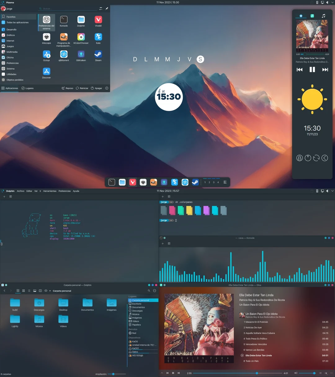 [Plasma KDE] Updated Edna theme, screenshot | Scrolller