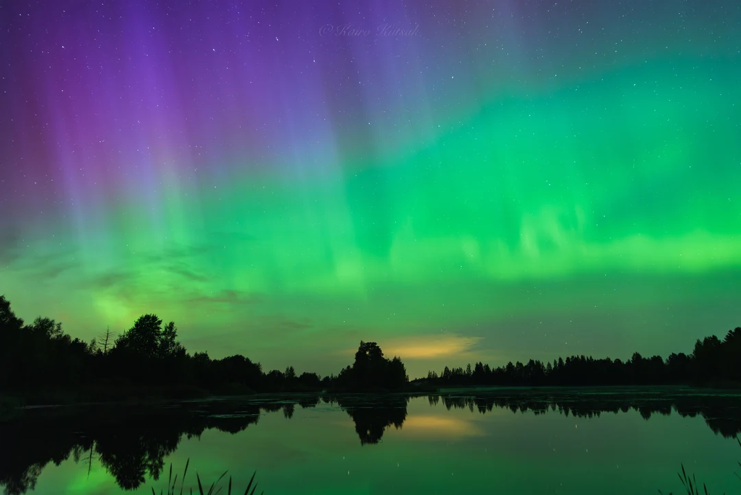 Aurora borealis photographed by Kairo Kiitsak, Estronia. (Image credit: Kairo Kiitsak) | Scrolller