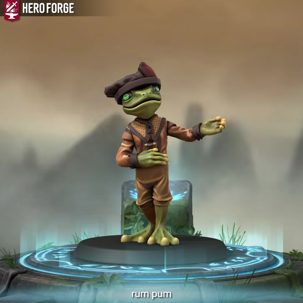 Rum-pum in hero forge | Scrolller