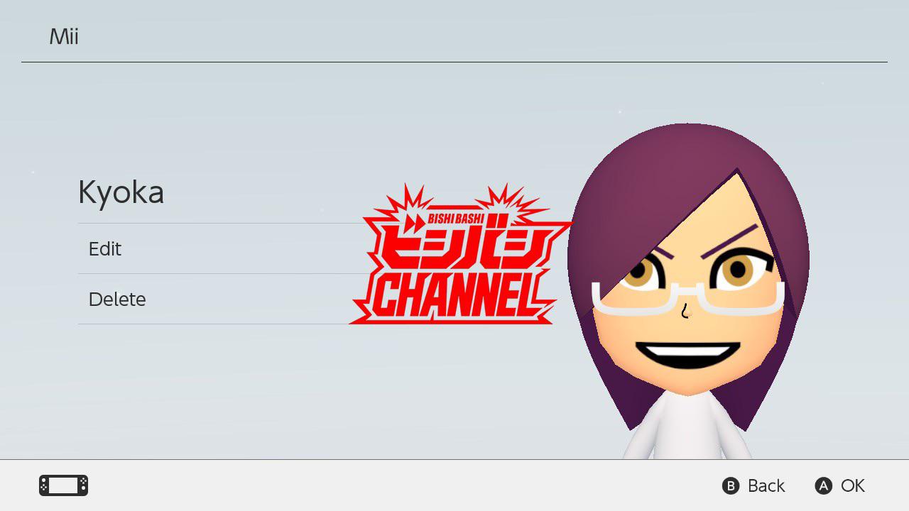 Kyoka Vichyssoise Mii I made from Bishi Bashi Channel | Scrolller