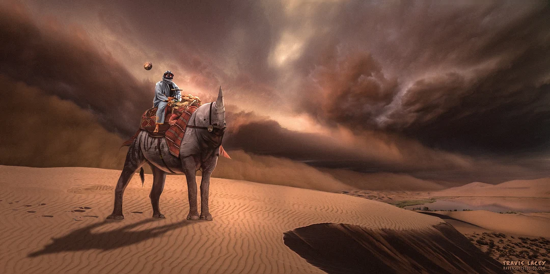 The Nomad and the Storm by Travis Lacey | Scrolller