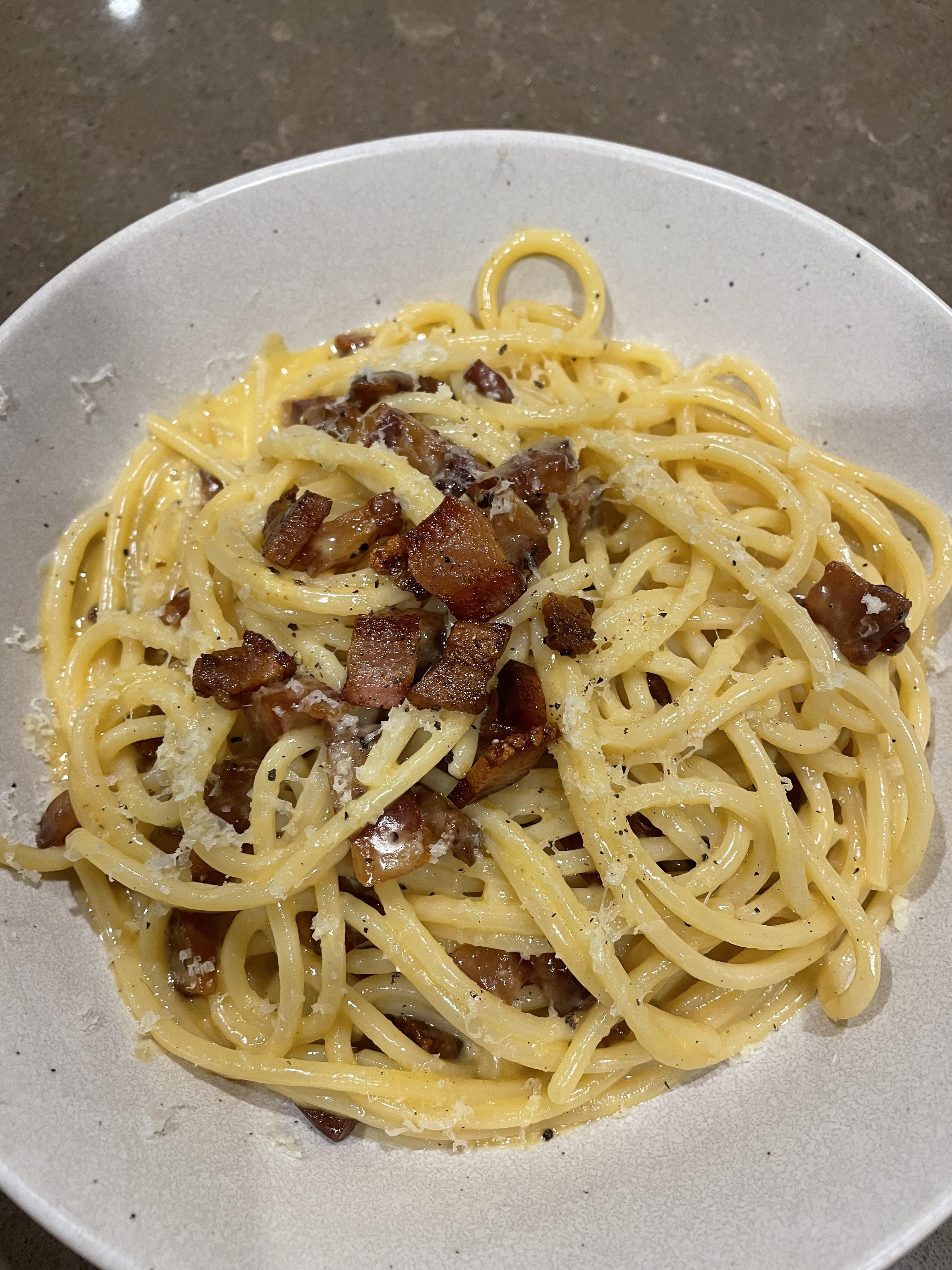 [homemade] Spaghetti Carbonara | Scrolller