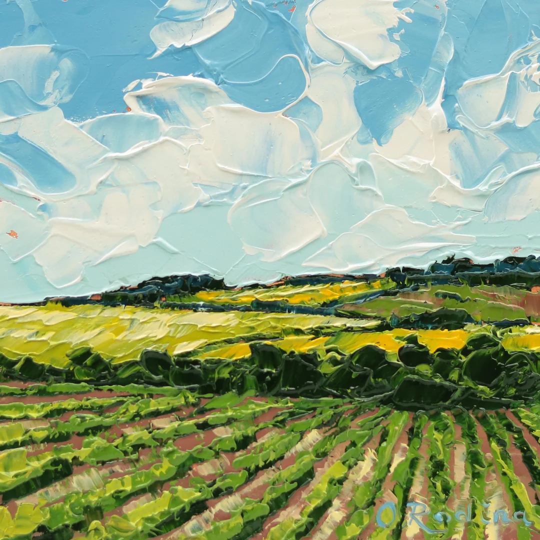 Vineyard, Olga Rodina, Oils, 2023 | Scrolller