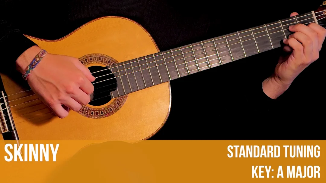 I arranged SKINNY by Billie Eilish for solo guitar! | Scrolller