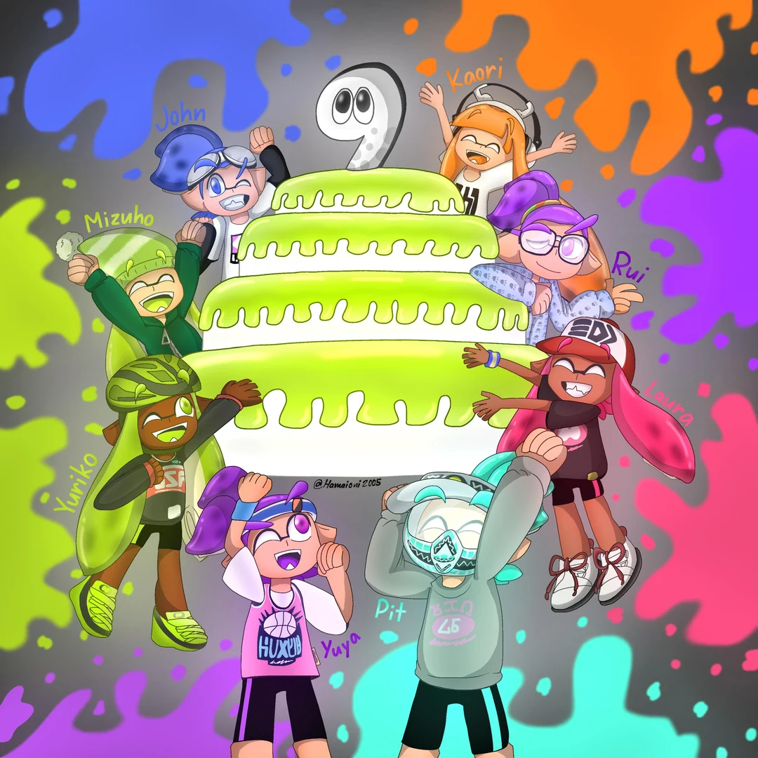 Splatoon 9th Anniversary | Scrolller