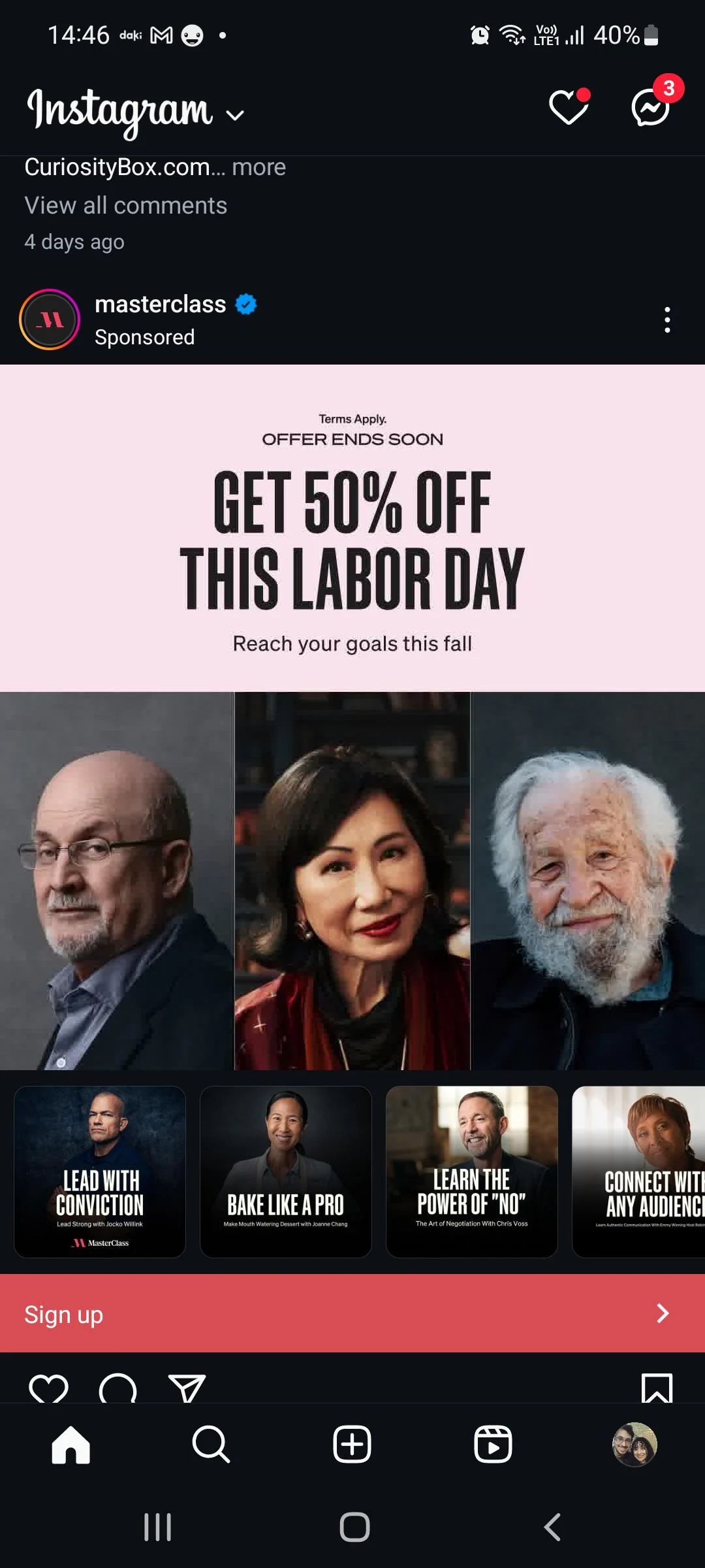 How do I create ads like masterclass does? | Scrolller